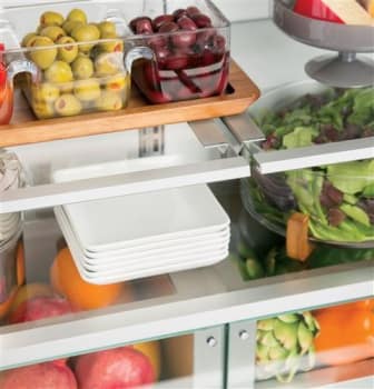 Monogram ZIP360NH 36 Inch Built-In French Door Refrigerator with Ice ...