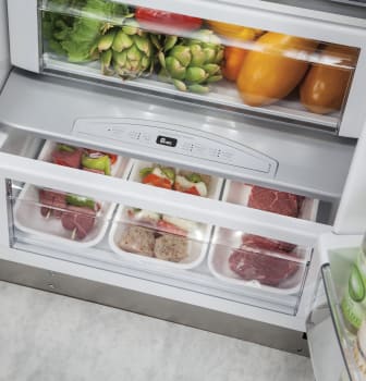 Monogram ZISB480DK 48 Inch Built-in Side-by-Side Refrigerator with ...