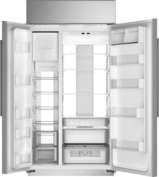 Monogram ZISS480NNSS 48 Inch Smart Counter Depth Built-In Side by Side ...
