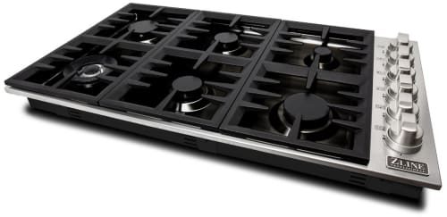 ZLINE RC36PBT Drop-In Gas Cooktop with Italian Sealed Burners ...