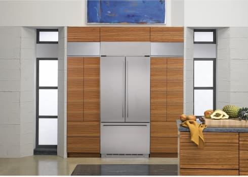 Monogram ZWE23ESNSS 36 Inch Freestanding Counter-Depth French Door ...