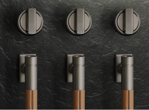 Monogram ZXPR36HKTT1 36 Inch Titanium Range Handle Kit