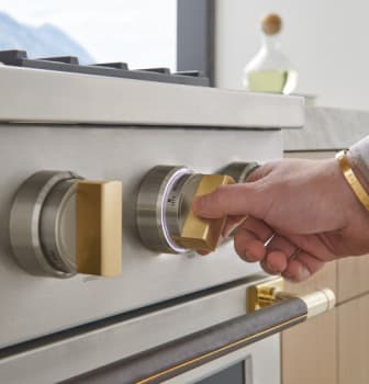 Monogram ZXPR48HLTB1 Monogram 48" Designer Collection Brass Long Handle ...