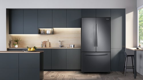 Samsung RF28T5001SG 36 Inch 3-Door French Door Refrigerator with 28.2 ...