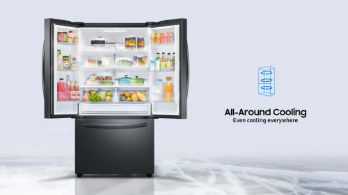 Samsung RF28T5001SG 36 Inch 3-Door French Door Refrigerator with 28.2 ...
