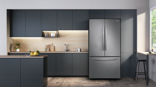 Samsung RF28T5001SR 36 Inch 3-Door French Door Refrigerator with 28.2 ...