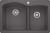 Blanco 441465 33 Inch Drop-In/Undermount Double Bowl Granite Sink with ...