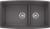Blanco 441474 33 Inch Undermount Double Bowl Granite Sink with 10 Inch ...