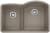 Blanco 441608 32 Inch Undermount Double Bowl Granite Sink with 9 1/2 ...