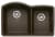 Blanco 511709 32 Inch Undermount Double Bowl Granite Sink with 9-1/2 ...
