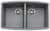 Blanco 440068 33 Inch Undermount Double Bowl Granite Sink with 10 Inch ...