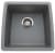 Blanco 440078 17 Inch Undermount Single Bowl Granite Sink with 9 Inch ...