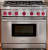 Wolf GR366 36 Inch Pro-Style Gas Range with 6 Dual-Stacked Sealed ...