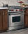 Wolf R304 30 Inch Pro-Style Gas Range with 4 Dual Brass Open Burners, 4 ...