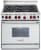 Wolf R366 36 Inch Pro-Style Gas Range with 6 Dual Brass Open Burners, 5 ...