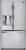 LG LFXC24726S 36 Inch Counter Depth French Door Refrigerator with Slim ...