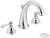 Moen T6125WR Double Lever Lavatory Faucet Trim with 5-1/16 Inch Reach ...