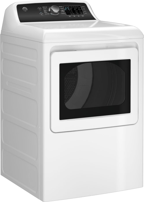 GE GTD58EBSVWS 27 Inch Electric Dryer with 7.4 cu. ft. Capacity, 12 Dry ...