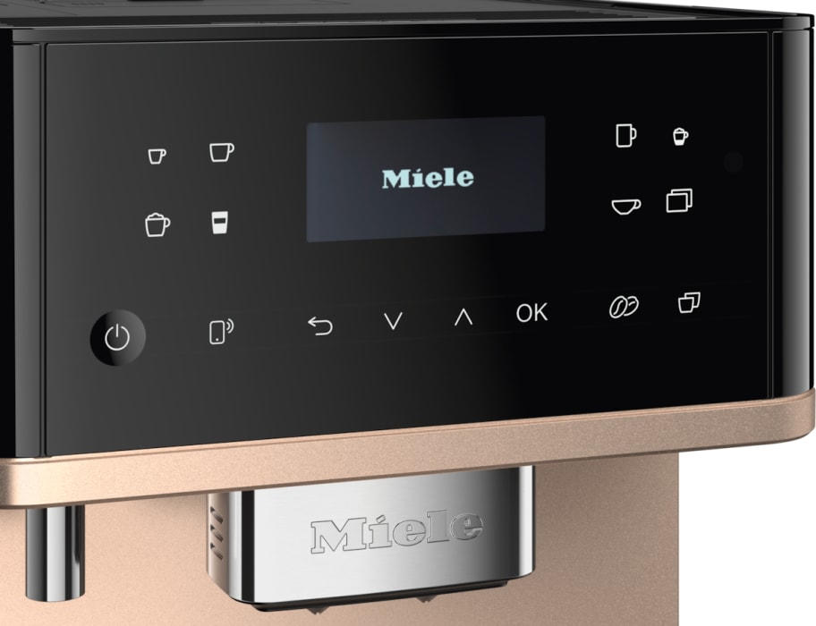 Miele CM6360OBCM MilkPerfection 10 Inch Countertop Smart Coffee Machine ...