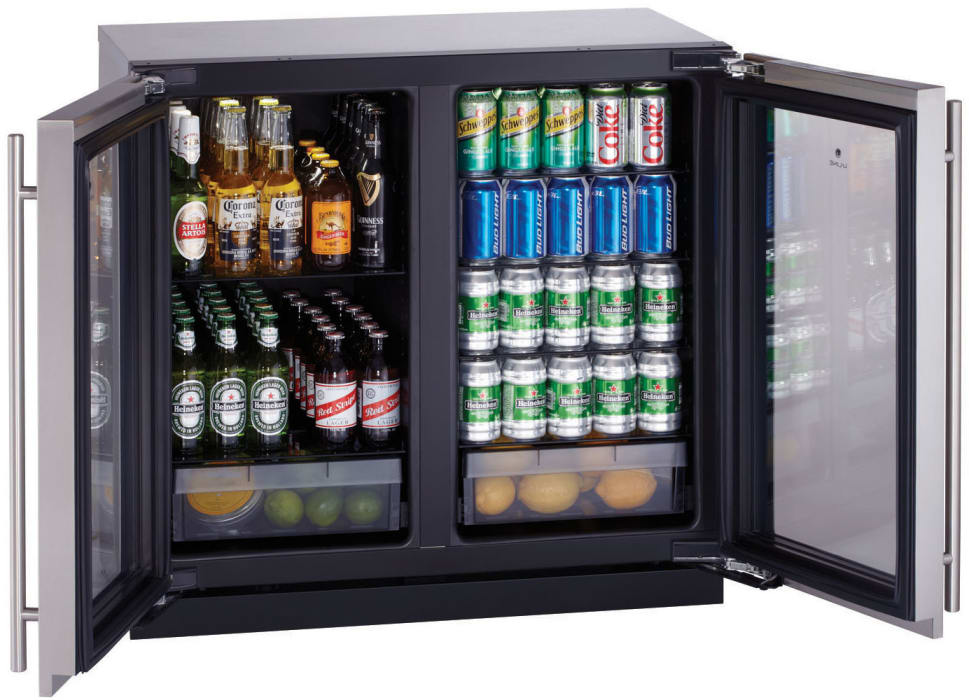 U-Line 3036RRGLS00 36 Inch Undercounter All-Refrigerator with 7.1 cu ...