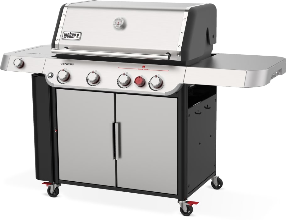 Weber 36400001 GENESIS S-435s Freestanding Gas Grill with 994 sq. in ...