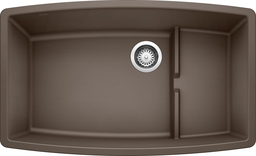 Blanco 440063 32 Inch Undermount Single Bowl Granite Sink with 10 Inch ...