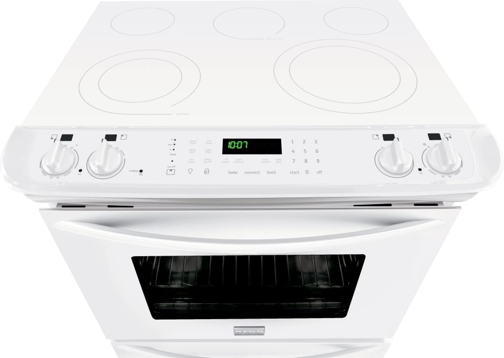 Frigidaire FGES3065PW 30 Inch Slide-In Electric Range with True ...