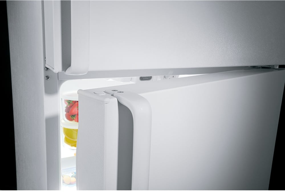 GE GTH18GBDWW 18.1 cu. ft. Top-Freezer Refrigerator with 2 Adjustable ...