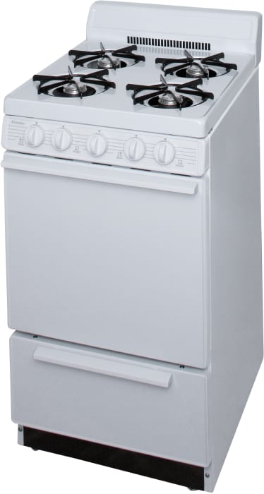 Premier SAK100O 20 Inch Freestanding Gas Range with 4 Open Burners ...