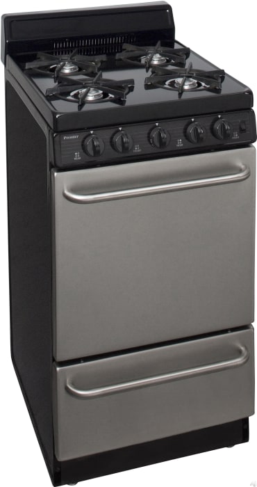 Premier SAK600BP 20 Inch Freestanding Gas Range with 4 Open Burners, 2. ...