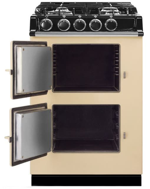 AGA ATC2DFCLT 24 Inch Freestanding Dual Fuel Range with 4 Sealed ...