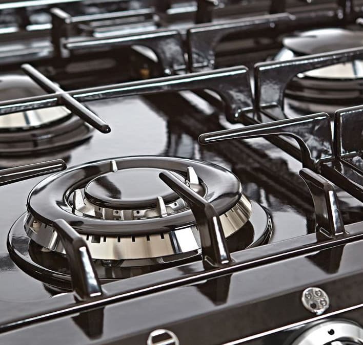 AGA ATC2DFCLT 24 Inch Freestanding Dual Fuel Range with 4 Sealed ...