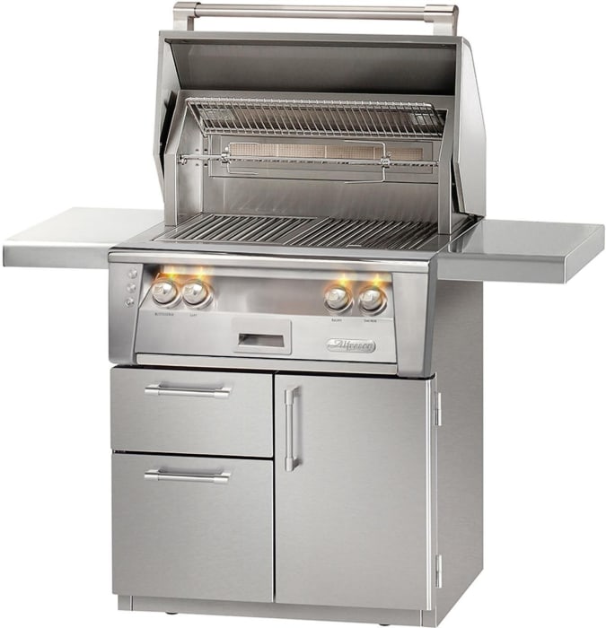 Alfresco ALXE30SZCDLP 30 Inch Grill with 542 sq. in. Grilling Surface ...