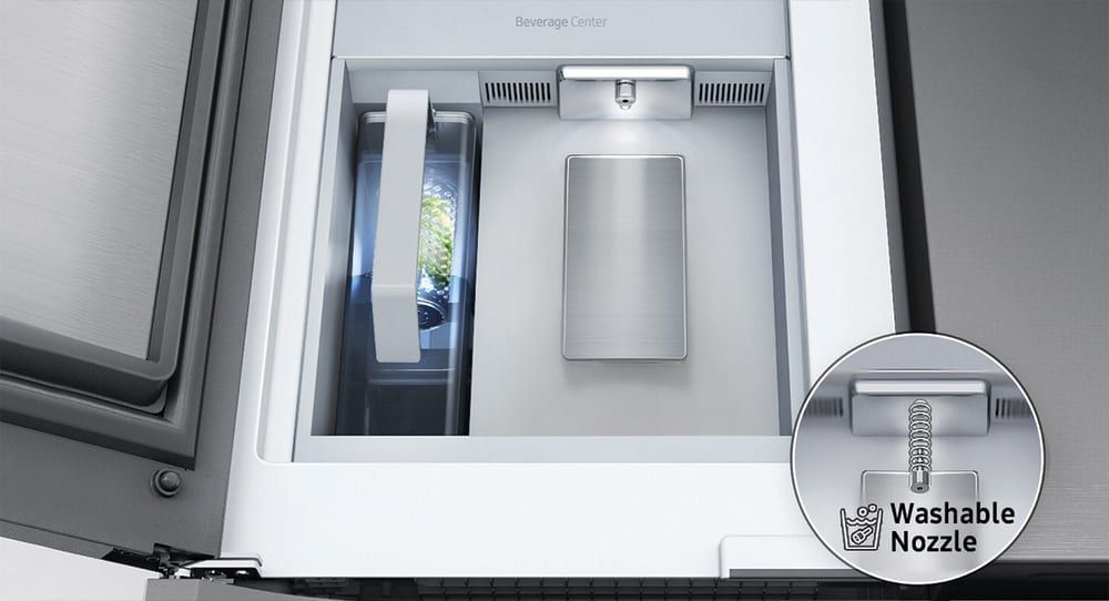 Samsung RF23A9671SR 36 Inch Counter Depth 4-Door Flex™ Smart ...