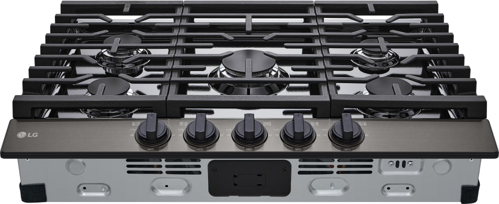 LG CBGJ3023D 30 Inch Gas Cooktop with 5 Sealed Burners, 20K BTU ...