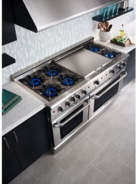 Capital CGSR604GG2N 60 Inch Freestanding Professional Gas Range with 6 ...