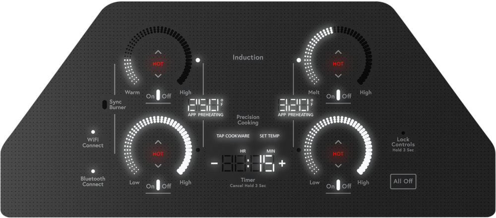 Cafe CHP90301TBB 30 Inch Induction Smart Cooktop with 4 Elements ...