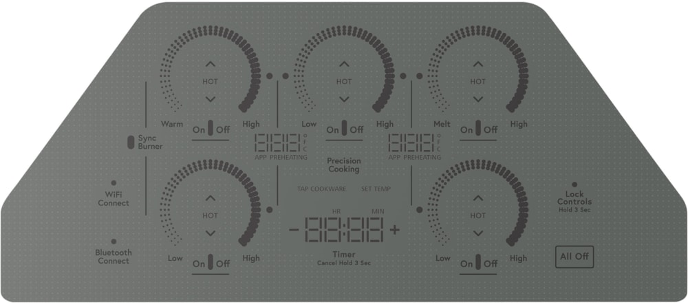 Cafe CHP90362TSS 36 Inch Induction Smart Cooktop with 5 Elements ...