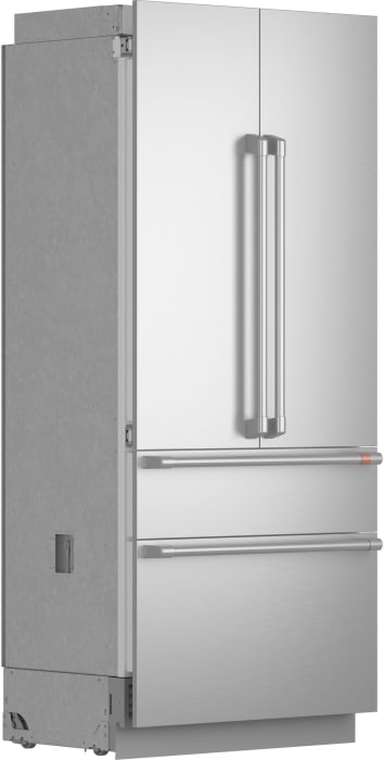 Cafe CIP36NP2VS1 36 Inch Counter Depth Built-In 4-Door French Door Smart Refrigerator with 20.1 ...