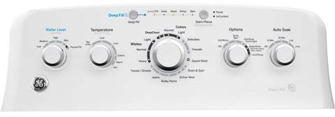 GE GEWADREWX4651 Side-by-Side Washer & Dryer Set with Top Load Washer ...