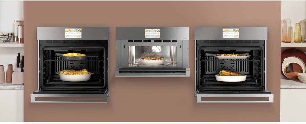 Cafe CSB923M2NS5 30 Inch Built-In Electric Convection Speed Oven with ...