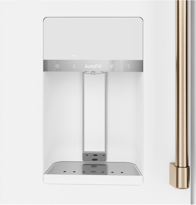 Cafe CVE28DP4NW2 36 Inch 4-Door French-Door Smart Refrigerator with 27. ...