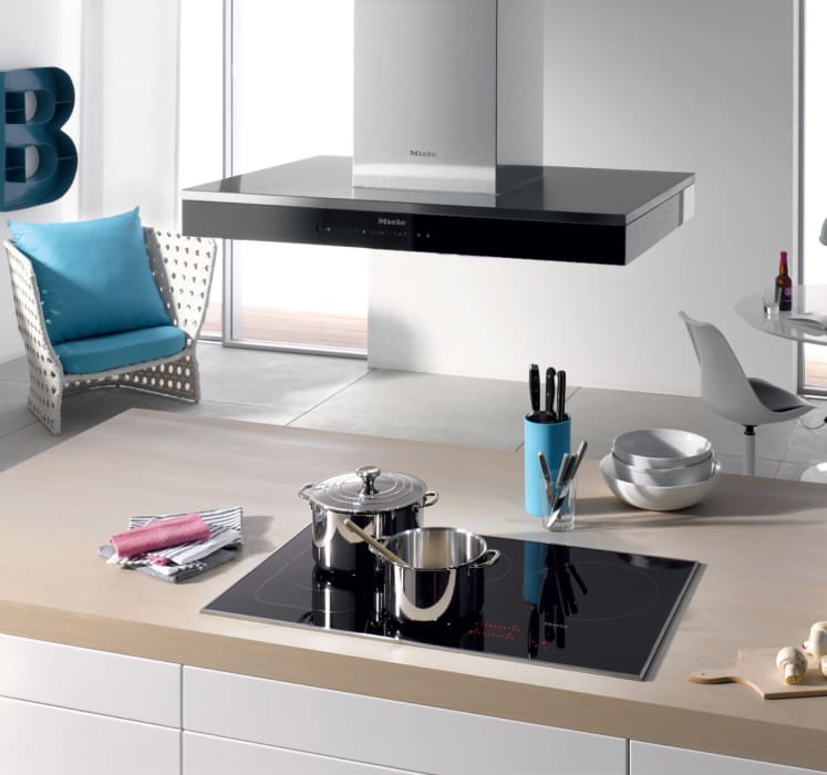 Miele DA6690WSS 36 Inch Puristic Wall Mount Chimney Hood with 625 CFM ...