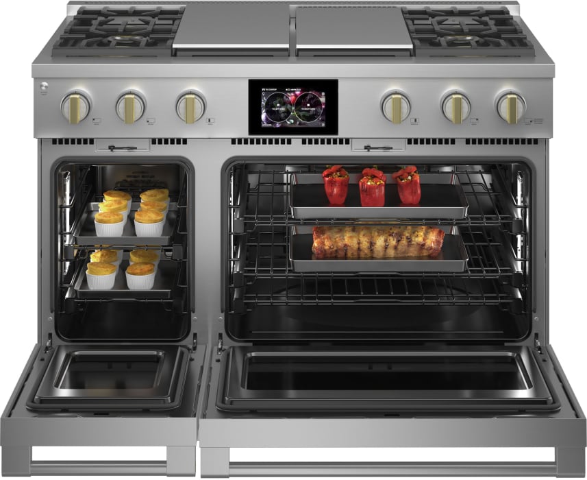 Monogram ZDP484NGTSS 48 Inch Freestanding Professional Dual Fuel Smart ...