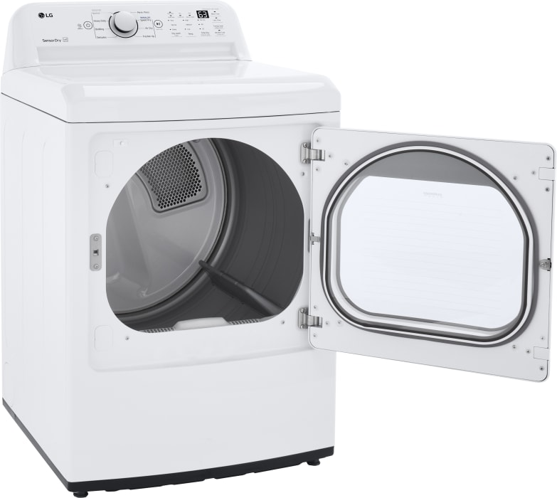LG DLE7150W 27 Inch Electric Dryer with 7.3 Cu. Ft. Capacity, 8 Dryer ...
