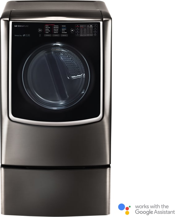 LG DLEX9500K 29 Inch Electric Smart Dryer with 9.0 cu. ft. Capacity, 14 ...