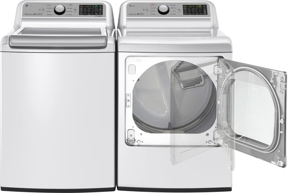 LG WT7300CW 27 Inch Top Load Smart Washer with 5.0 Cu. Ft. Capacity ...