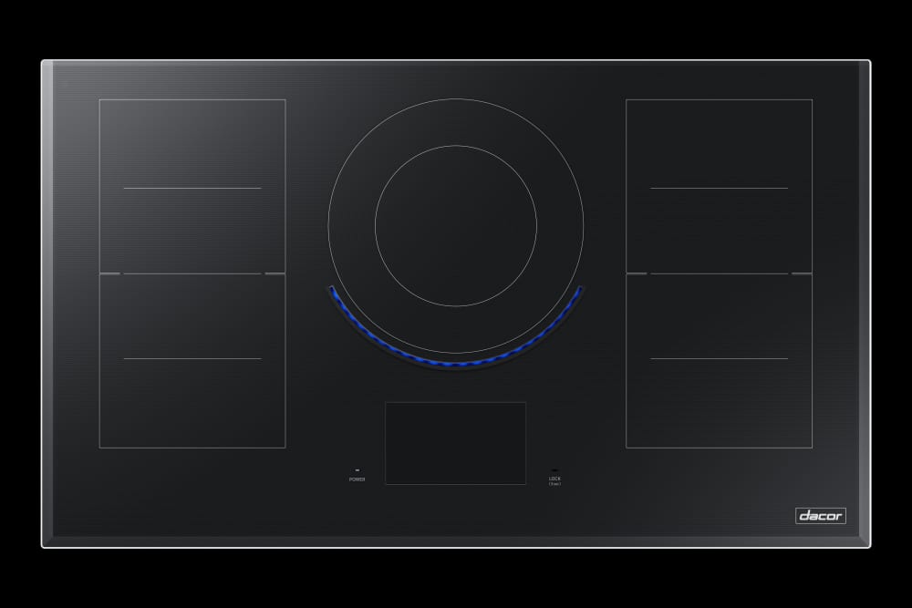 Dacor DTI36M977BB 36 Inch Smart Induction Cooktop with iQ Kitchen, Flex ...