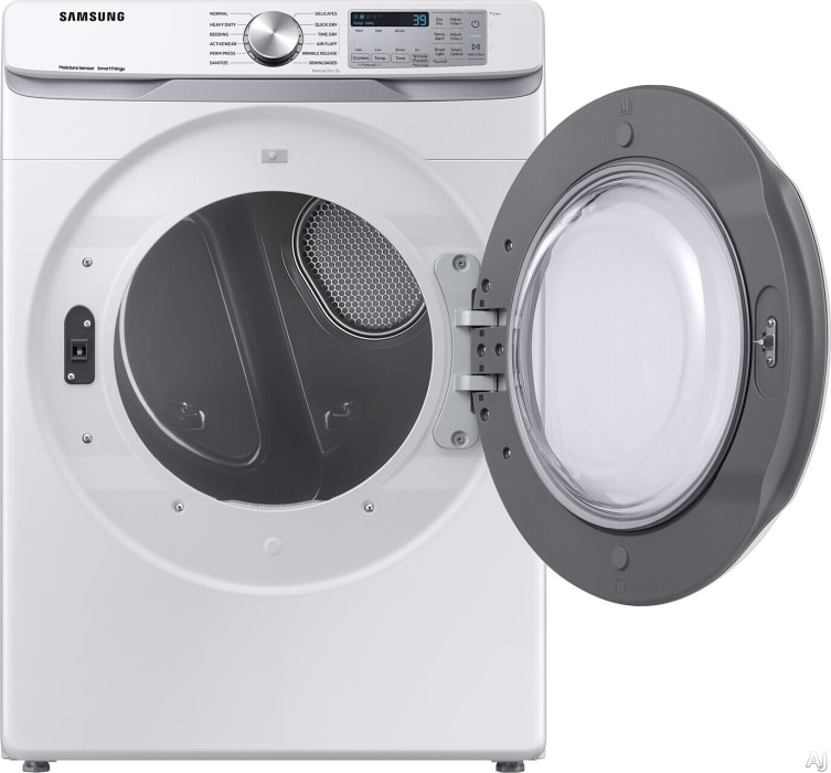 Samsung SAWADRGAW80002 Side-by-Side on Risers Washer & Dryer Set with ...