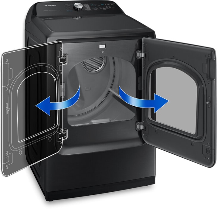 Samsung DVE52A5500V 27 Inch Smart Electric Dryer with 7.4 cu. ft ...